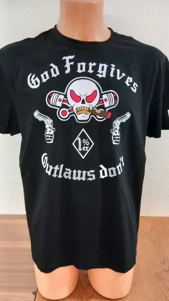 Full Patch T-shirt Angry Charlie - SYLO - Support Outlaws Webshop